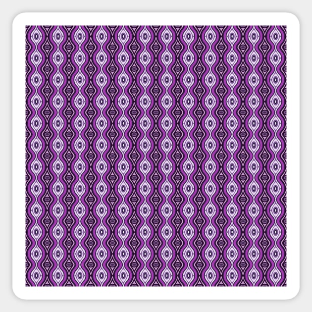 Purple Ovals and Curves Seamless Pattern 1970s Inspired - Repeating ...