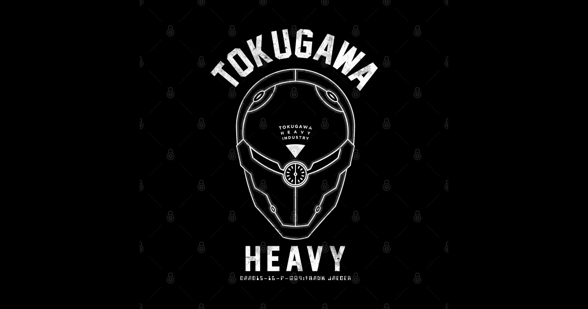 Tokugawa Heavy [Outlines] - Frank Jaeger - Sticker | TeePublic