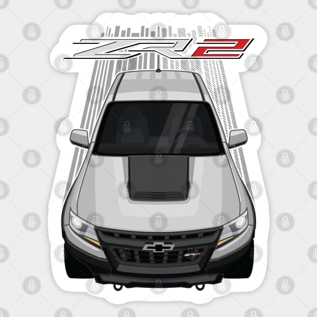 Chevrolet Colorado ZR2 - Silver - Chevrolet Colorado Zr2 - Sticker ...