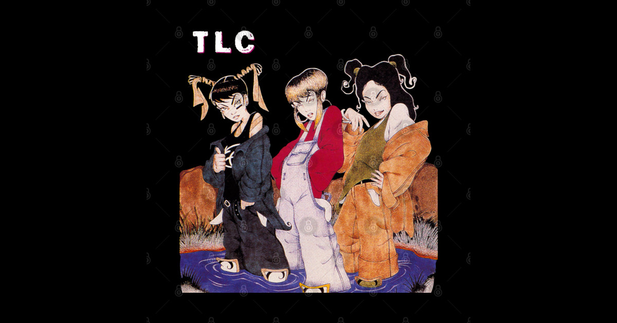 Waterfalls Original Aesthetic Tribute 〶 - Tlc - Sticker | TeePublic