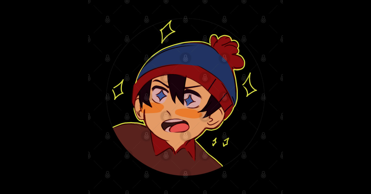 Shiny Stan - Stan Marsh - Sticker | TeePublic