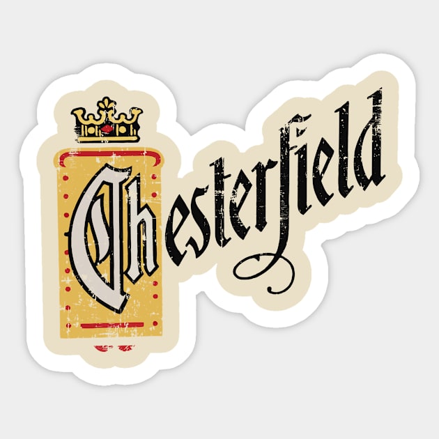Chesterfield Classic Cigarette - Vintage - Sticker | TeePublic