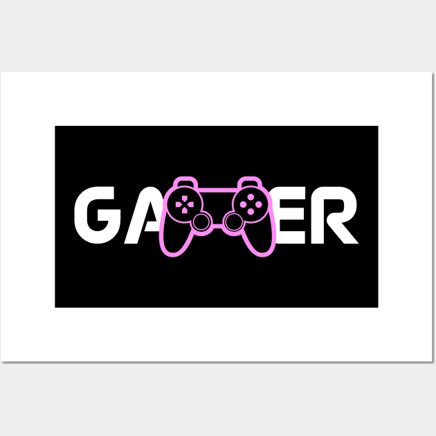 PINK GAMER GIRL MERCH - Videogames Lover Pink - Posters and Art Prints ...