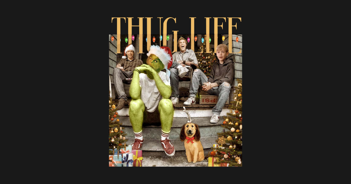 Cartoon Christmas Thug Life, Movie Character, Thug Life Xmas, Thug Life ...
