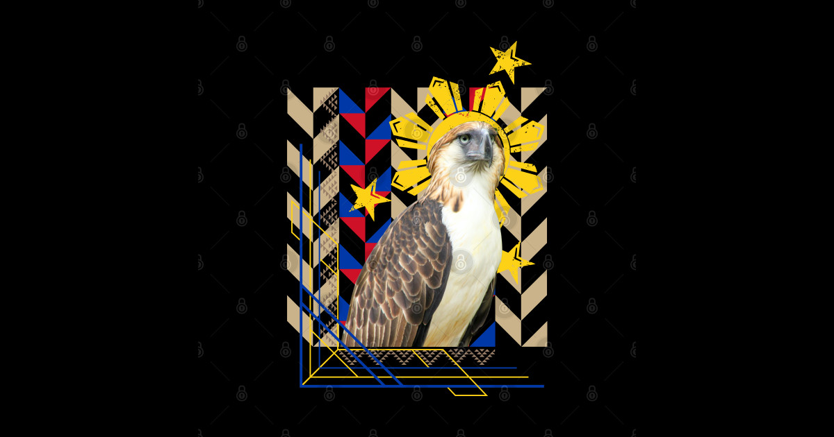 Philippine Eagle 3 Star & Sun - Philippines - Sticker | TeePublic