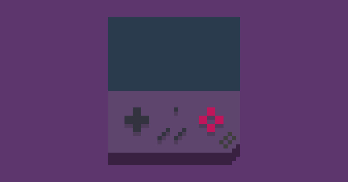 Retro Handheld Video Game Emulator (Purple) - Retro - T-Shirt | TeePublic