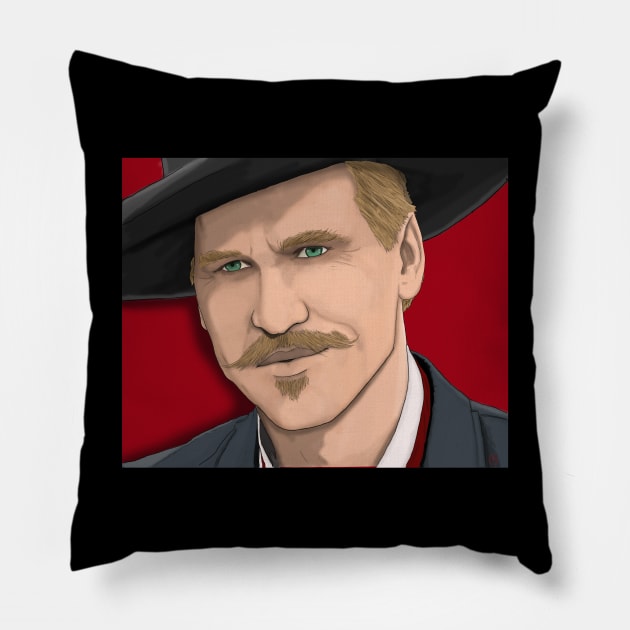 Doc Holiday - Doc Holiday - Pillow | TeePublic