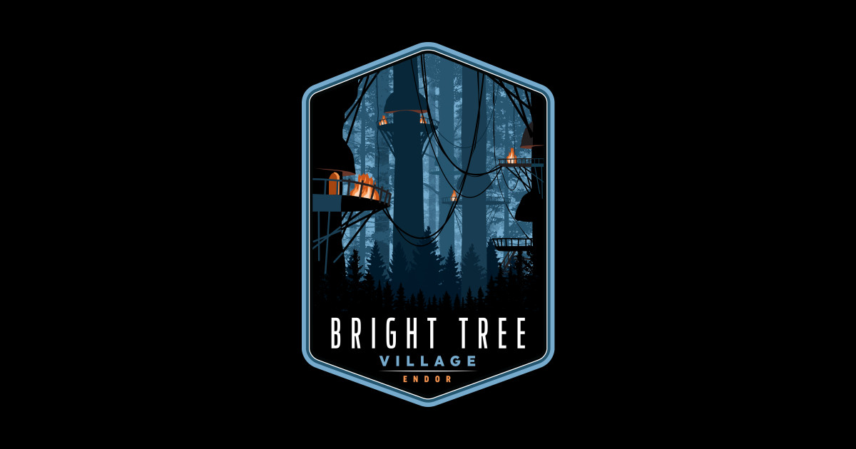 Bright Tree Village - Return Of The Jedi - Sticker | TeePublic