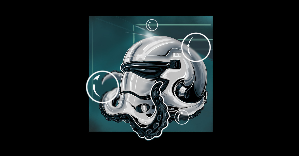 Octo-trooper - Space - Sticker | TeePublic