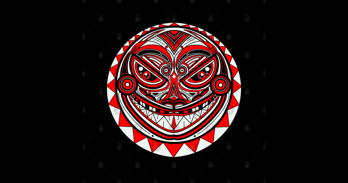 SunDial_Dan - Tribal Design - Sticker | TeePublic