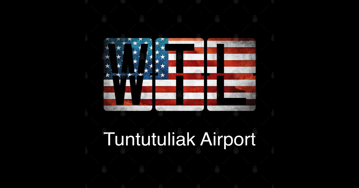 WTL Tuntutuliak Airport - Airport - Sticker | TeePublic