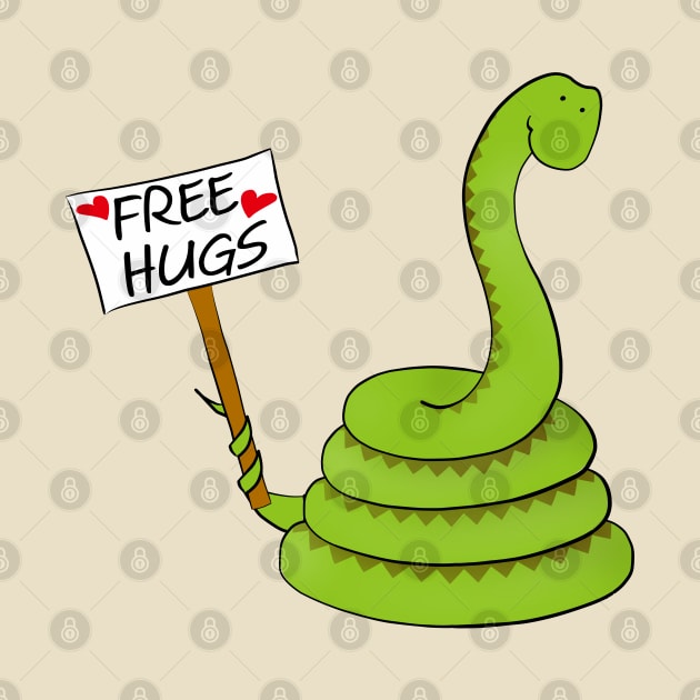 Free hugs! - Python - T-Shirt | TeePublic