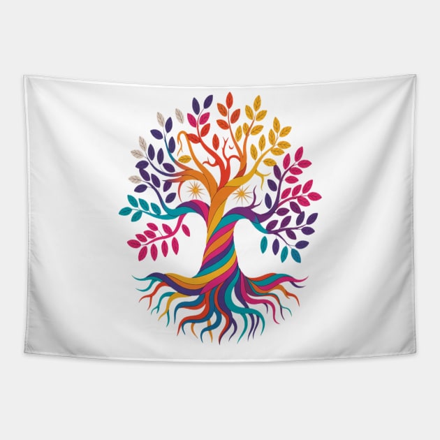 Tree Life Rainbow LGBT Cool Gay Pride Flag - Tree Life Rainbow Lgbt ...
