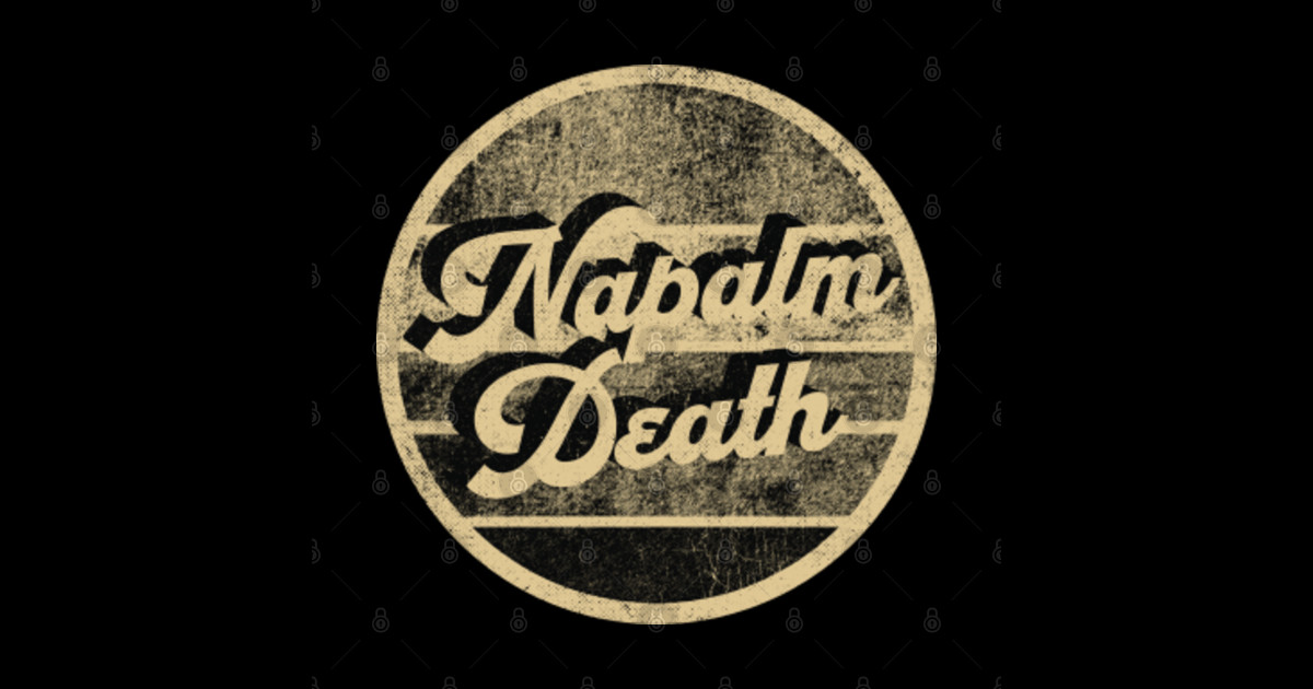 Napalm Death Art drawing - Art Drawing - Sticker | TeePublic