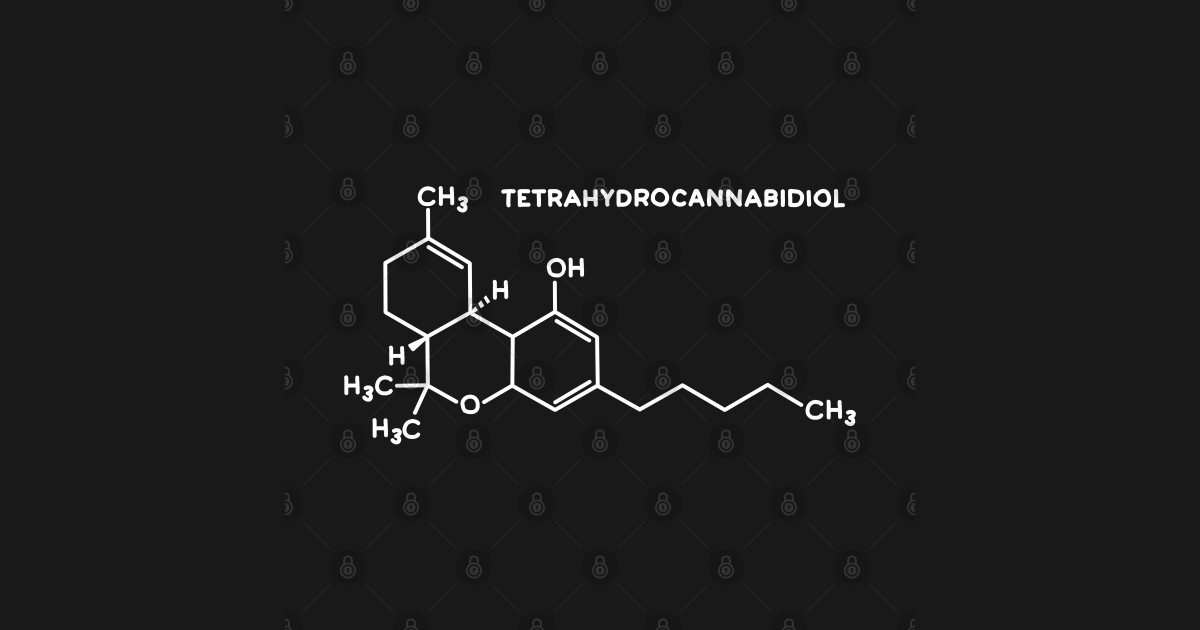 THC molecule - Thc - T-Shirt | TeePublic