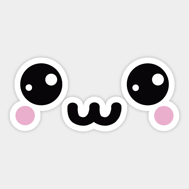 cute owo face - Emoji - Sticker | TeePublic