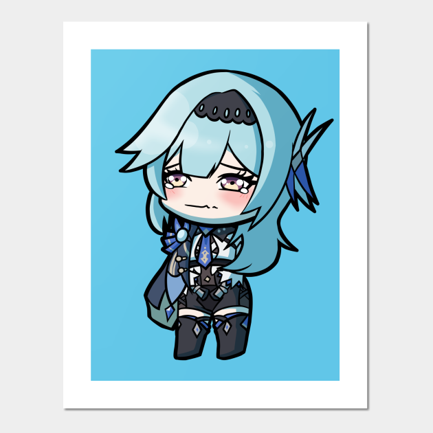 Chibi Eula - Genshin Impact - Genshin Impact - Posters and Art Prints ...