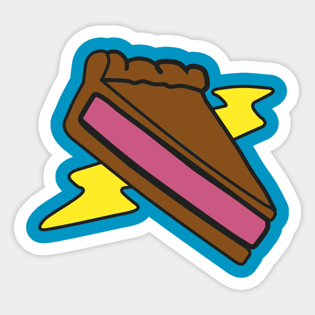 Pie Man - Simpsons - Sticker | TeePublic