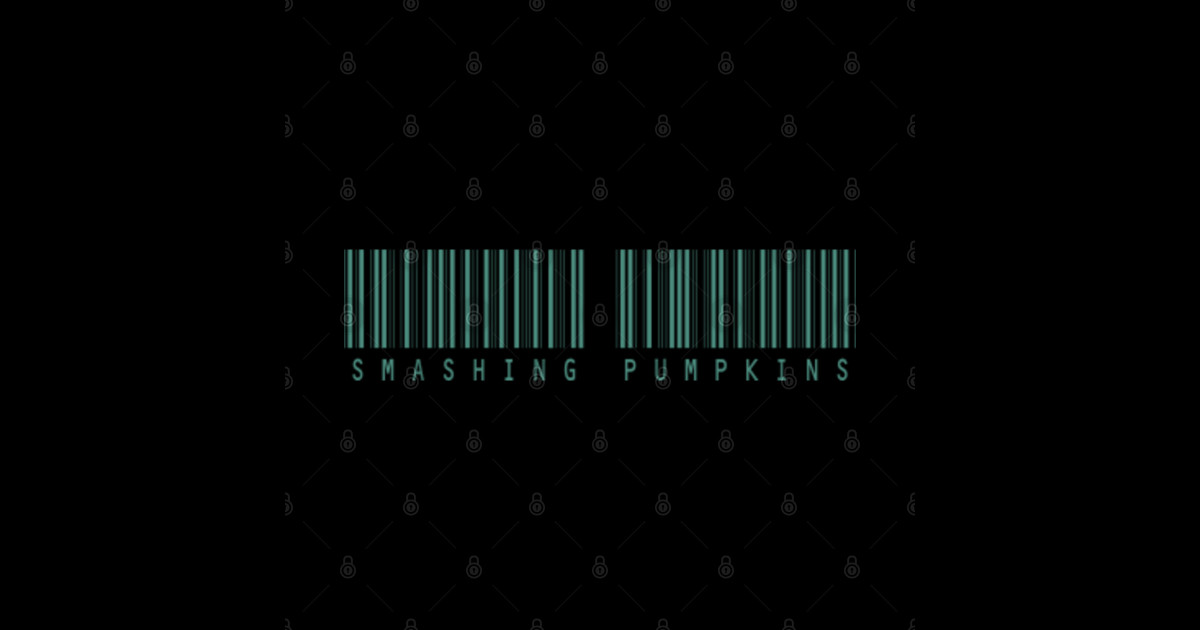 Smashing Pumpkin - Barcode Design - Smashing Pumkins - T-Shirt | TeePublic