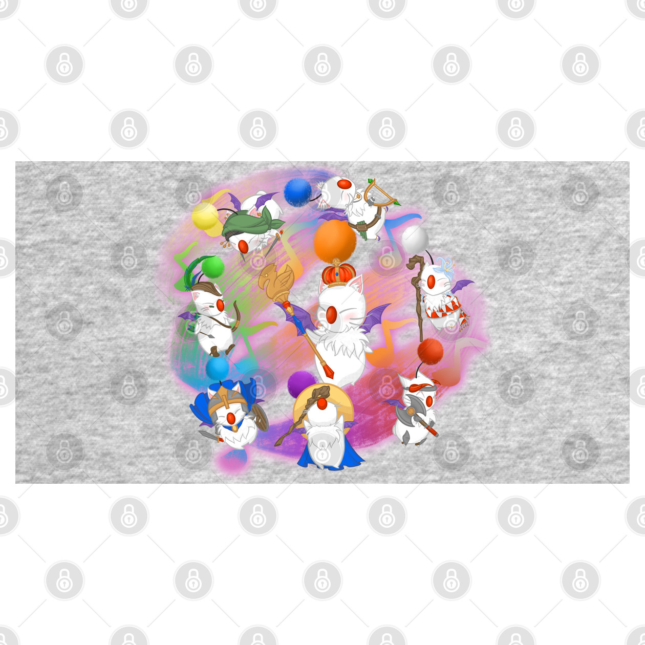 Thornmarch Extreme - Good King Moogle Mog XII from FF14 Original Art ...