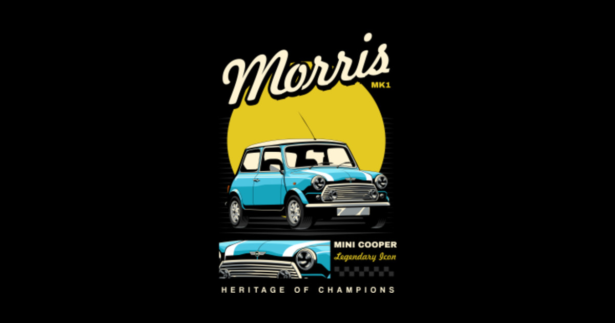 MK1 Morris Heritage - Mini Cooper Mk1 Morris - Sticker | TeePublic