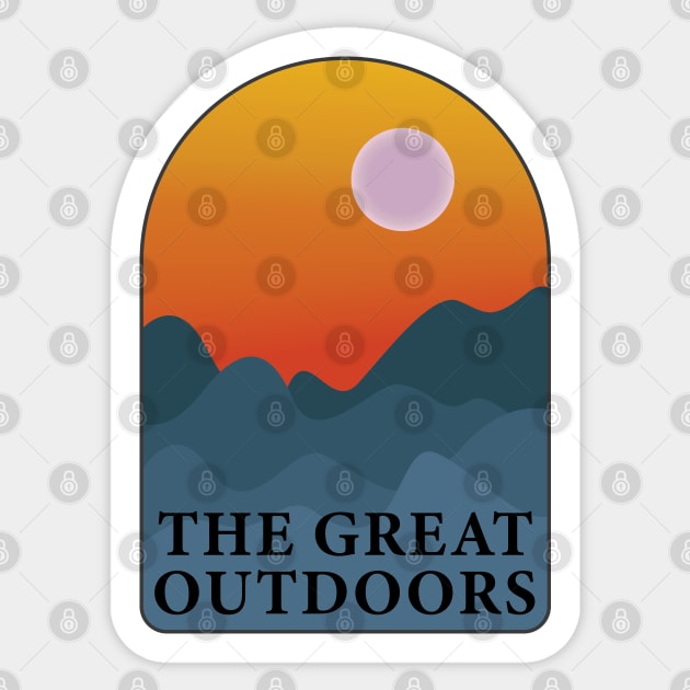 The Great Outdoors - Outside - Sticker | TeePublic