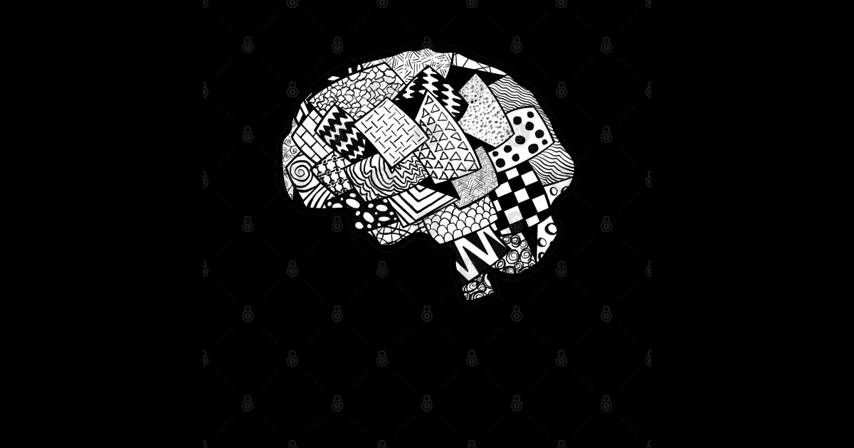 My Mind Now. - Abstract Brain Shape - Mind - Posters and Art Prints ...