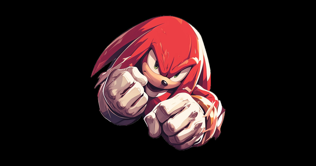 knuckles - Knuckles - Sticker | TeePublic