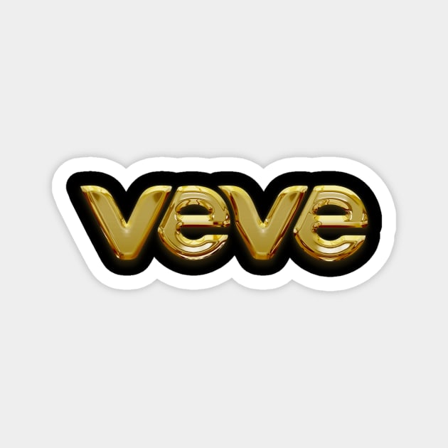 Gold VeVe Logo - VeVe App - VeVe NFT - Veve - Magnet | TeePublic