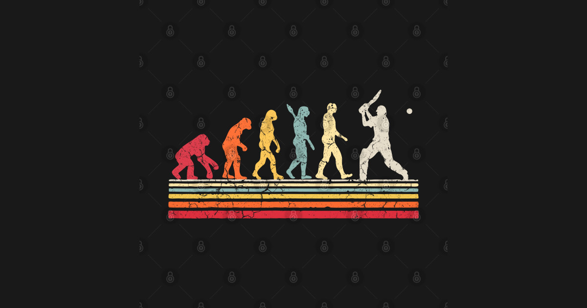 COLORFUL BASEBALL EVOLUTION - Baseball Lover - T-Shirt | TeePublic