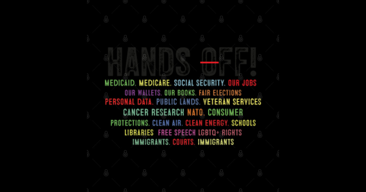 Hands Off Social Security Protest Resist Save Democracy - Hands Off ...