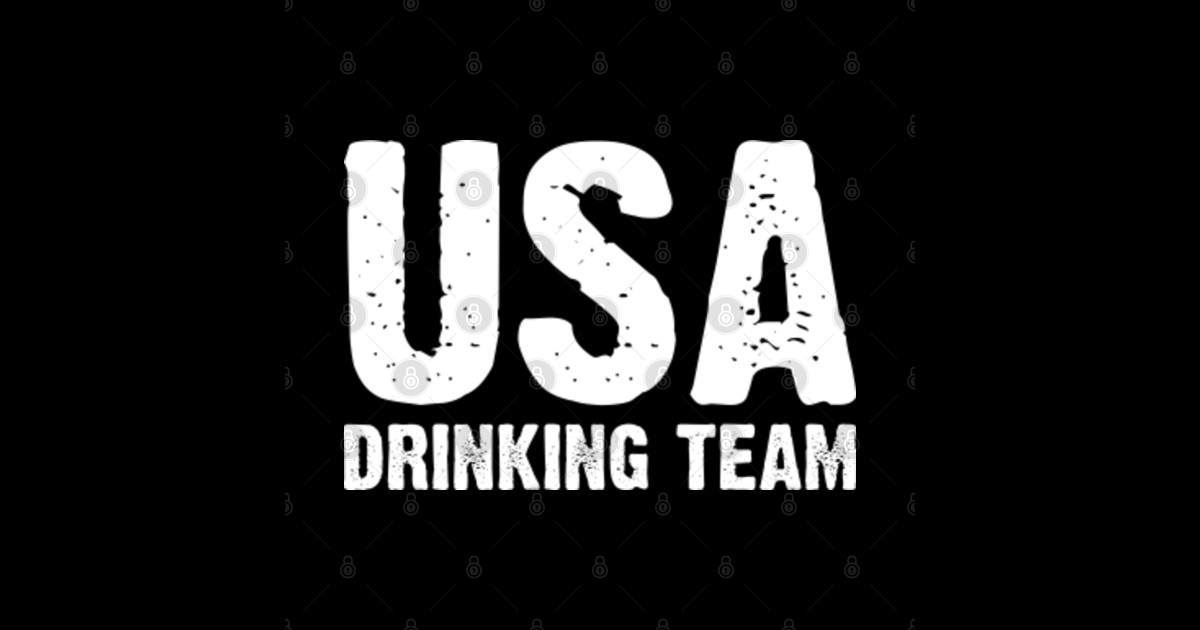 USA Drinking Team v2 - Usa Drinking Team - Posters and Art Prints ...