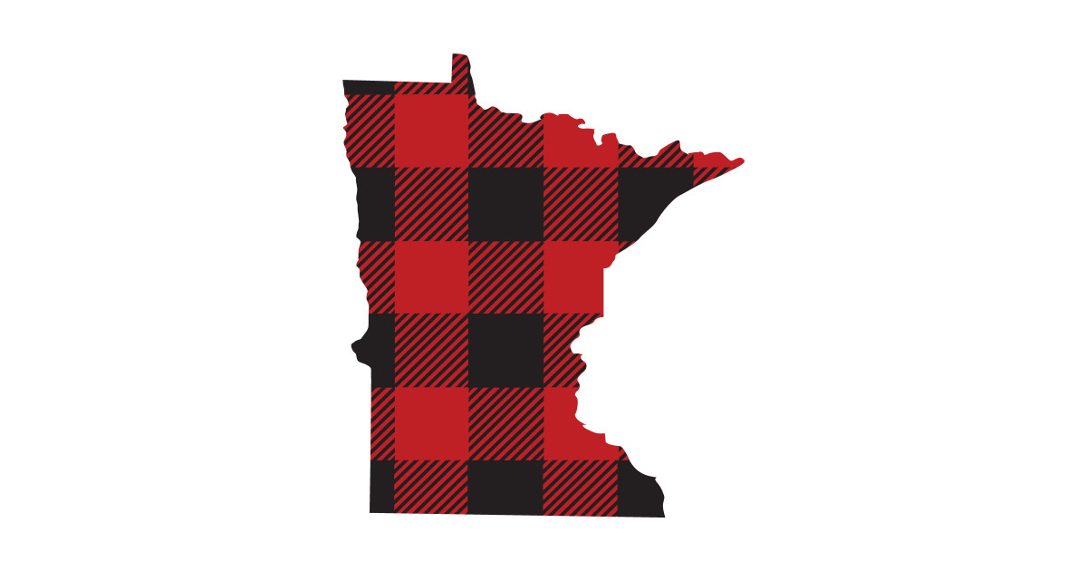 Minnesota Flannel Plaid MN State Design - Minnesota - Long Sleeve T ...