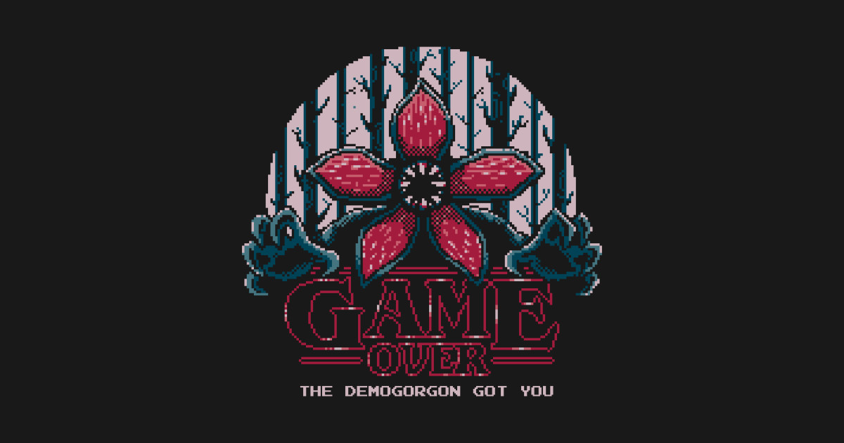 Demogorgon game over - Stranger things - Retro gaming pixel - Stranger ...