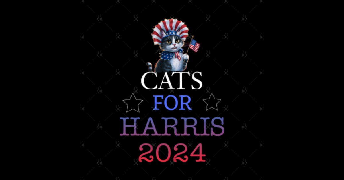 Cats For Harris 2024 Kamala Harris For President 2024 - Cats For Harris ...