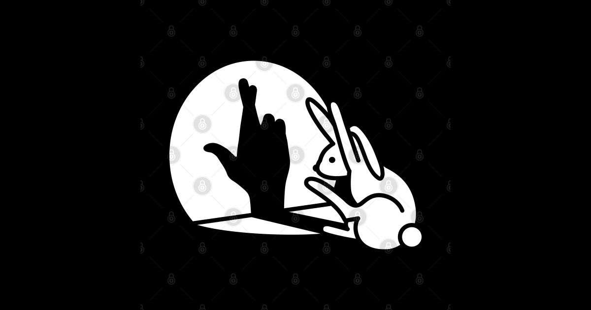 Funny rabbit hand shadow crossed fingers good luck - Fingers Crossed ...
