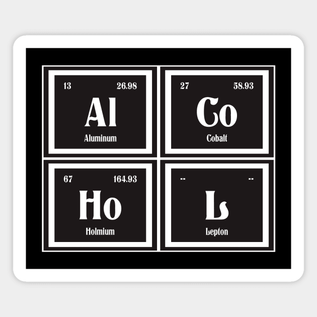 Alcohol | Periodic Table of Elements - Alcohol Periodic Table - Magnet ...