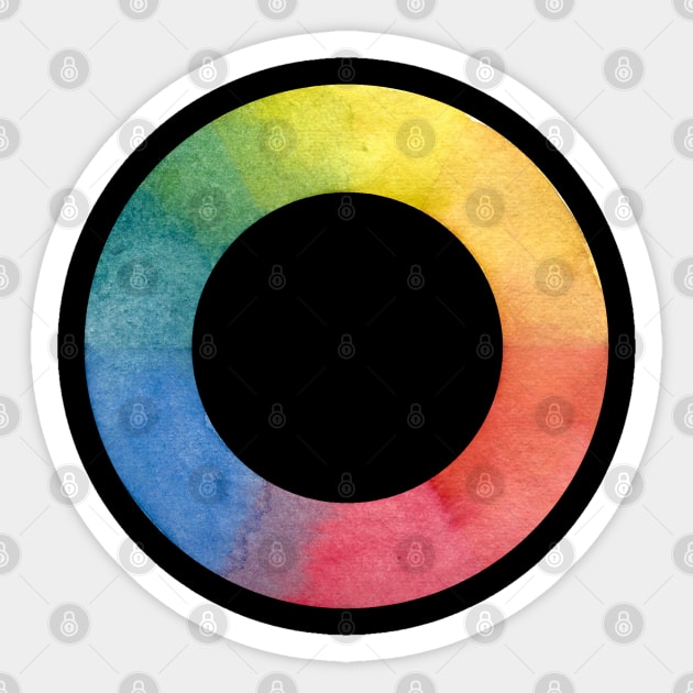 color wheel - Color Wheel - Sticker | TeePublic