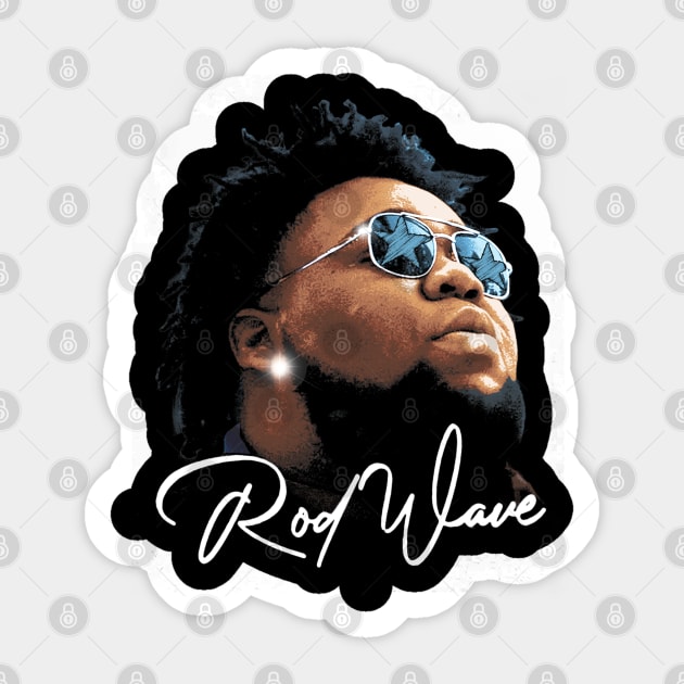 Rod Wave Big Face - Rod Wave - Sticker | TeePublic