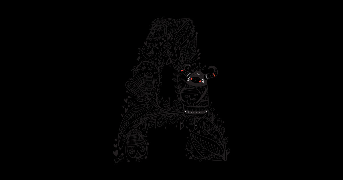 Letter A (Buu&Luu Alphabet) - Letter A - Pin | TeePublic