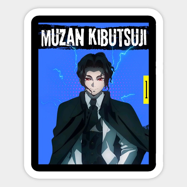 Muzan Kibutsuji Demon Slayer - Demon Slayer - Sticker | TeePublic