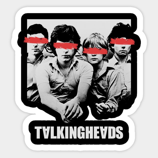 The Talking Heads - Talking Heads Band - Sticker | TeePublic