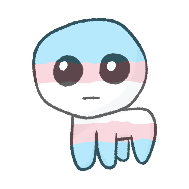 TBH Autism Creature Transgender Pride Flag - Tbh - T-Shirt | TeePublic