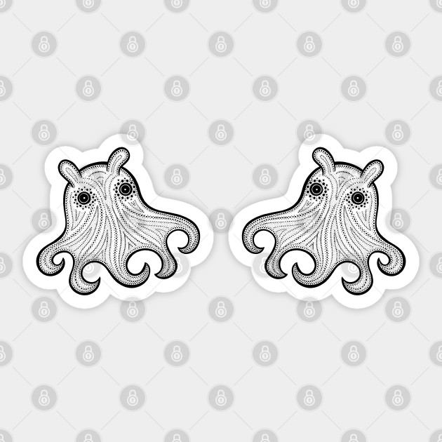 Flapjack Octopuses in Love - super cute octopi design - light colors ...