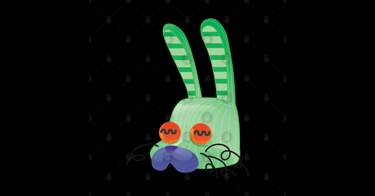 Bunny Green - Bunny Rabbit - Sticker | TeePublic