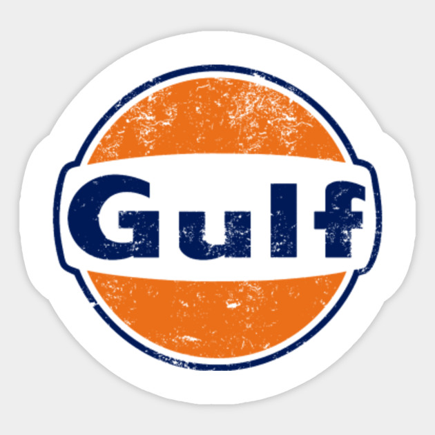 Gulf Racing Retro - Gulf Racing Retro - Sticker | TeePublic