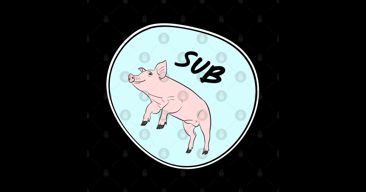Sub Pig Design - Subpig - Posters and Art Prints | TeePublic