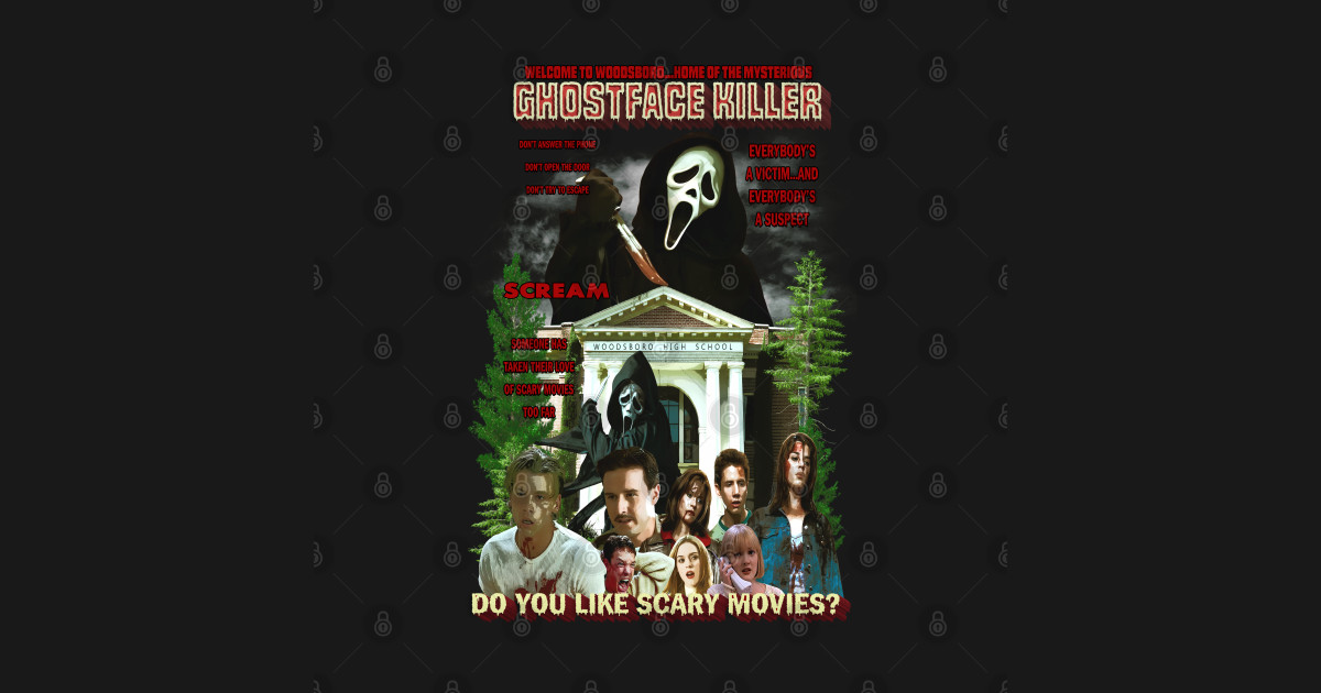 SCREAM - Home Of The Mysterious Ghostface KIller - Scream - T-Shirt ...