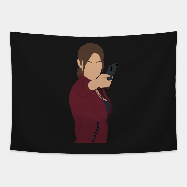 Resident Evil Claire Redfield Fanart - Resident Evil - Tapestry | TeePublic