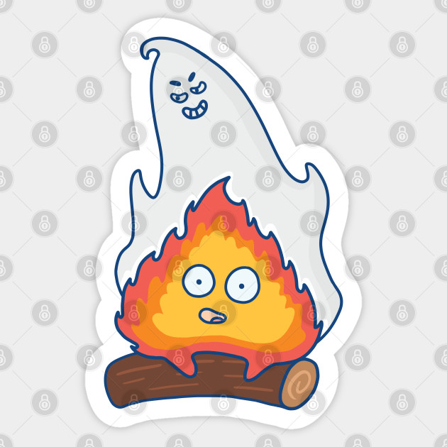 Fire & A Smokey Ghost - Fire - Sticker | TeePublic